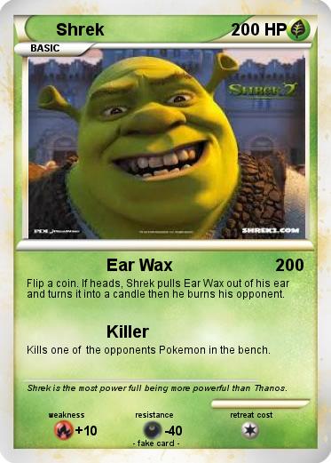 Pokémon Shrek 1329 1329 - Ear Wax - My Pokemon Card