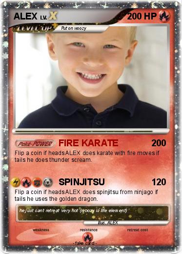 Pokémon ALEX 1270 1270 - FIRE KARATE - My Pokemon Card