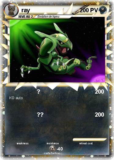 Pokémon ray 636 636 - ? - Ma carte Pokémon