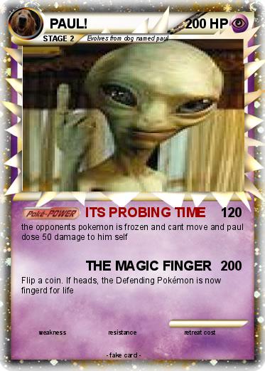 Pokémon PAUL 997 997 - ITS PROBING TIME - My Pokemon Card