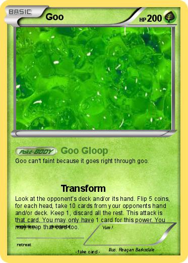 Pokémon Goo 57 57 - Goo Gloop - My Pokemon Card