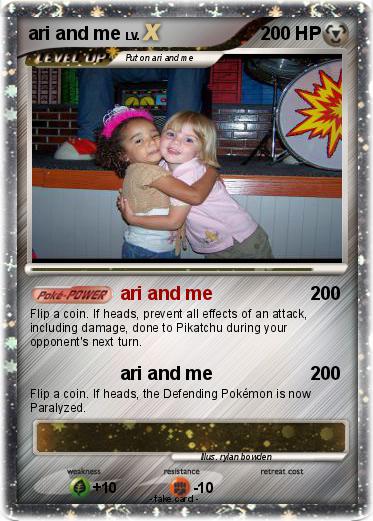 Pokémon ari and me - ari and me - My Pokemon Card