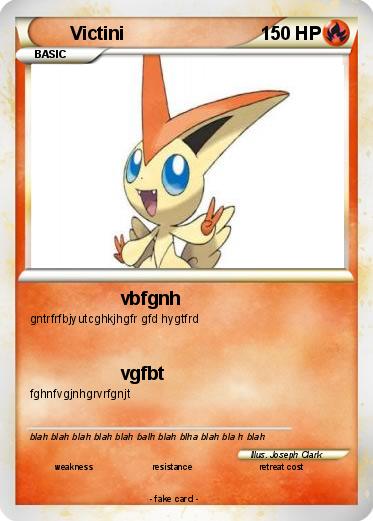 Pokémon Victini 73 73 - vbfgnh - My Pokemon Card