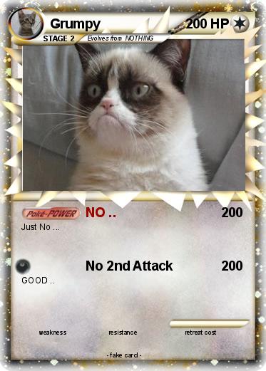 Pokémon Grumpy 87 87 - NO .. - My Pokemon Card