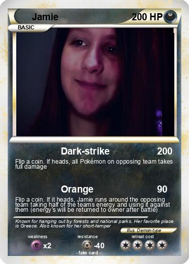 Pokémon Jamie 302 302 - Dark-strike - My Pokemon Card