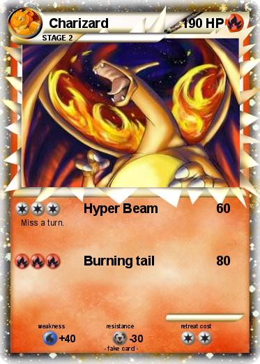 Pokémon Charizard 2016 2016 - Hyper Beam - My Pokemon Card