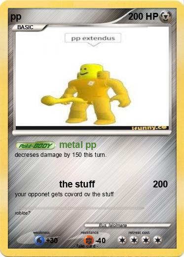 Pokémon 1 186885 186885 - metal pp - My Pokemon Card