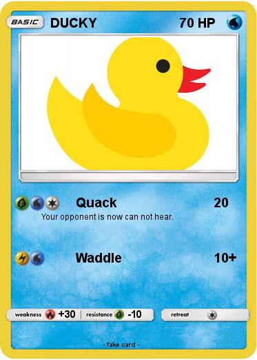 Pokémon DUCKY 278 278 - Quack - My Pokemon Card
