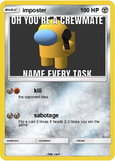 Pokémon imposter 369 369 - kill - My Pokemon Card