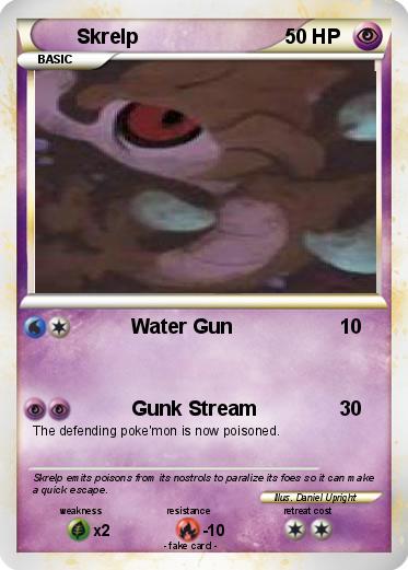 Pokémon Skrelp 7 7 - Water Gun - My Pokemon Card