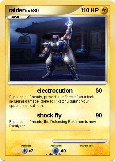 Pokémon raiden 215 215 - electrocution - My Pokemon Card