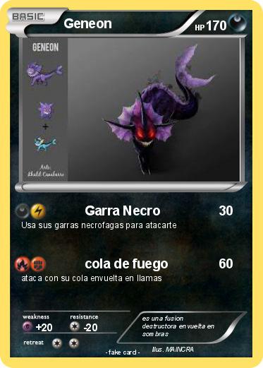 Pokémon Geneon 6 6 - Garra Necro - Mi carta pokémon