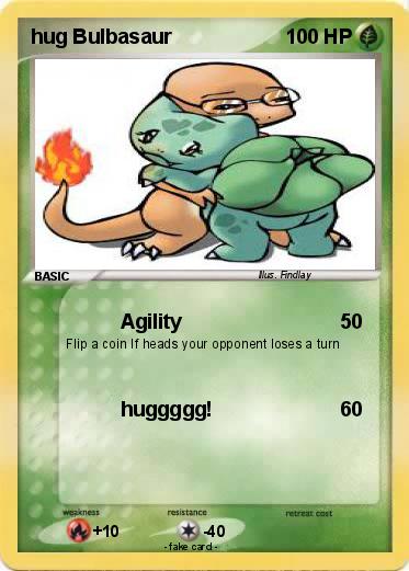 Pokémon hug Bulbasaur - Agility - My Pokemon Card