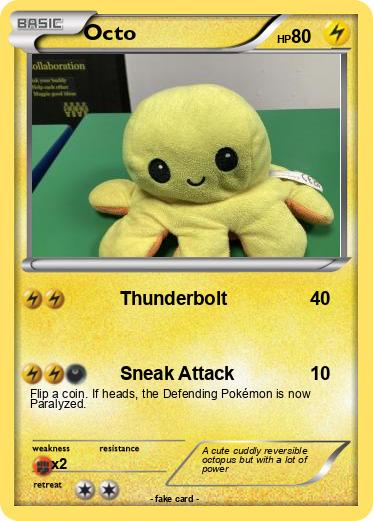 Pokémon Octo 119 119 - Thunderbolt - My Pokemon Card