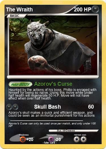 Pokémon The Wraith 9 9 - Azorov's Curse - My Pokemon Card