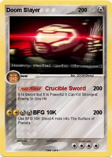 Pokémon Doom Slayer 6 6 - Crucible Sword - My Pokemon Card