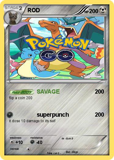 Pokémon ROD 50 50 - SAVAGE - My Pokemon Card