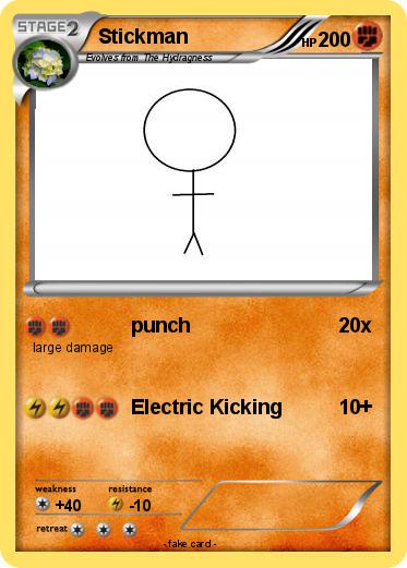 Pokémon Stickman 173 173 - punch - My Pokemon Card
