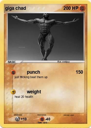 Pokémon giga chad 247 247 - punch - My Pokemon Card