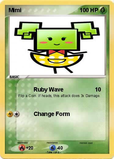 Pokémon Mimi 624 624 - Ruby Wave - My Pokemon Card