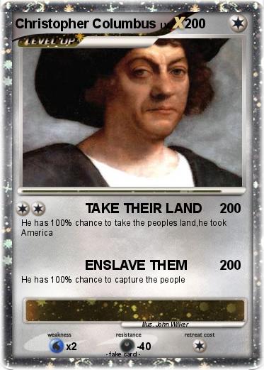 Pokémon Christopher Columbus 120 120 - TAKE THEIR LAND - My Pokemon Card