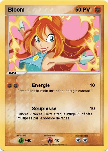 Pokémon Bloom 7 7 - Energie - Ma carte Pokémon