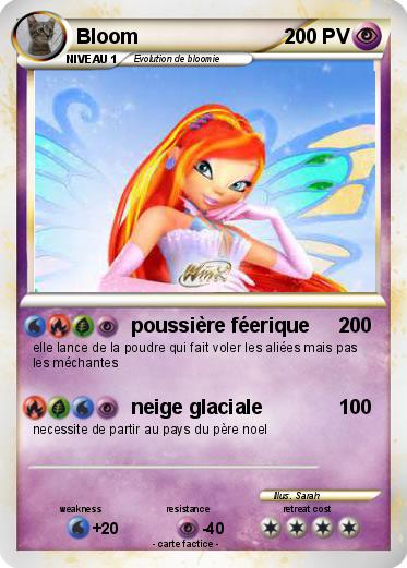 Pokémon Bloom 220 220 - poussière féerique - Ma carte Pokémon
