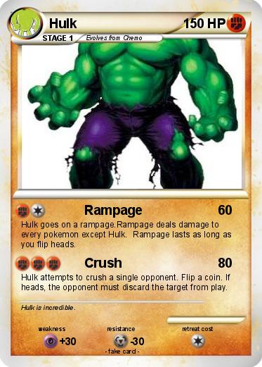 Pokémon Hulk 279 279 - Rampage - My Pokemon Card