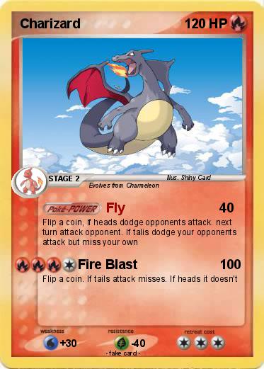 Pokémon Charizard 7308 7308 - Fly - My Pokemon Card
