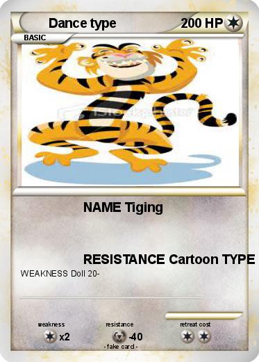 Pokémon Dance type - NAME Tiging - My Pokemon Card