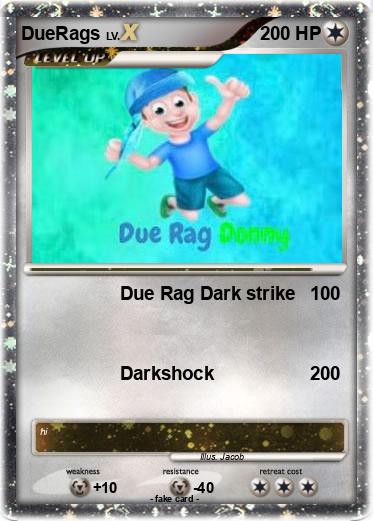 Pokémon DueRags - Due Rag Dark strike - My Pokemon Card