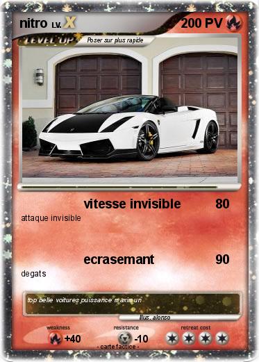 Pokémon nitro 46 46 - vitesse invisible - Ma carte Pokémon