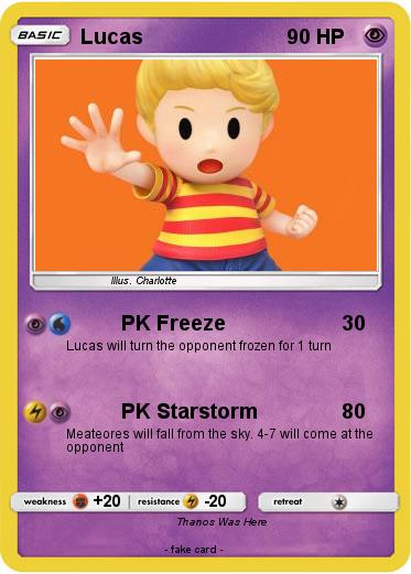 Pokémon Lucas 1542 1542 - PK Freeze - My Pokemon Card
