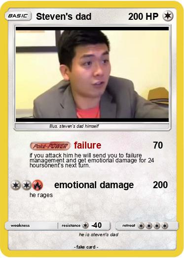 Pokémon Steven s dad 2 2 - failure - My Pokemon Card