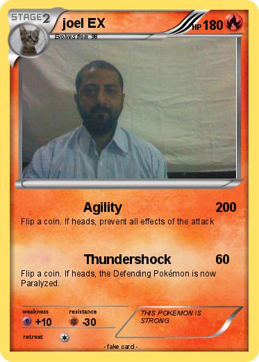 Pokémon joel EX 6 6 - Agility - My Pokemon Card