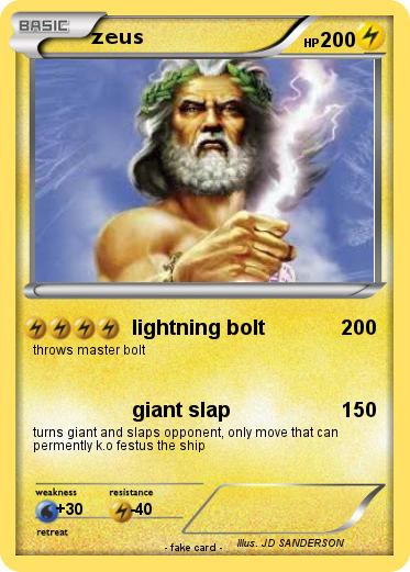 Pokémon zeus 1598 1598 - lightning bolt - My Pokemon Card