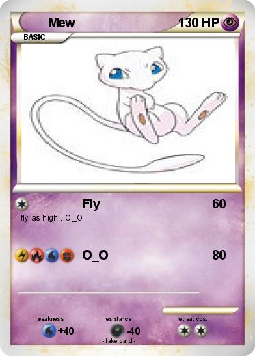 Pokémon Mew 1546 1546 - Fly - My Pokemon Card