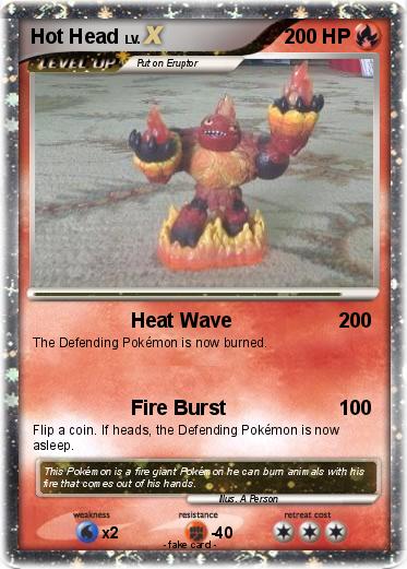 Pokémon Hot Head 118 118 - Heat Wave - My Pokemon Card