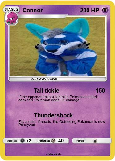 Pokémon Connor 889 889 - Tail tickle - My Pokemon Card