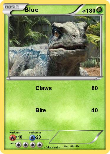 Pokémon Blue 3767 3767 - Claws - My Pokemon Card