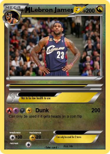 Pokémon Lebron James 748 748 - Dunk - My Pokemon Card