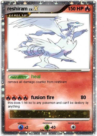 Pokémon reshiram 540 540 - heal - My Pokemon Card