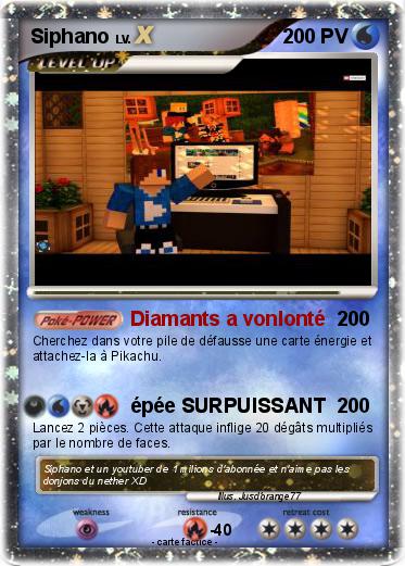 Pokémon Siphano 82 82 - Diamants a vonlonté - Ma carte Pokémon