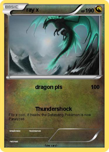 Pokémon ray x 1 1 - dragon pls - My Pokemon Card