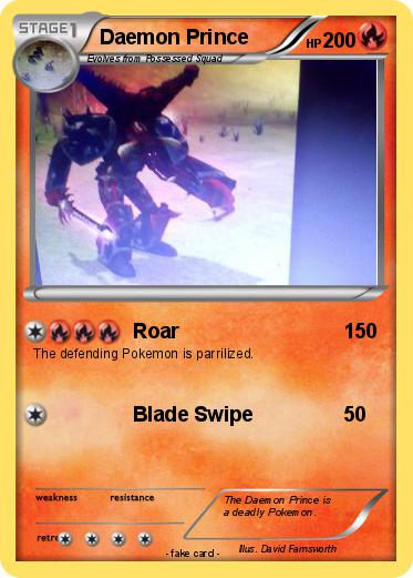 Pokémon Daemon Prince - Roar - My Pokemon Card