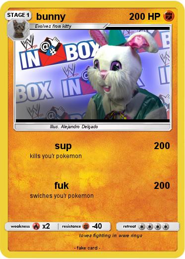 Pokémon bunny 609 609 - sup - My Pokemon Card