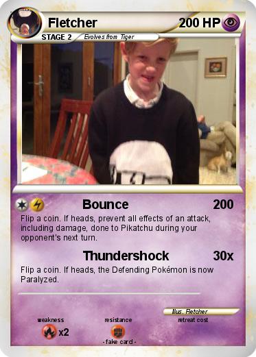 Pokémon Fletcher 20 20 - Bounce - My Pokemon Card