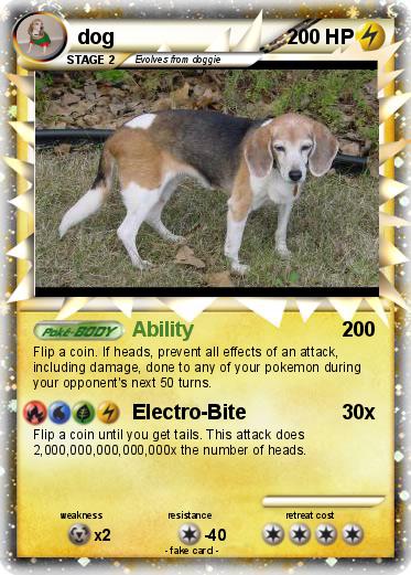 Pokémon dog 967 967 - Ability - My Pokemon Card