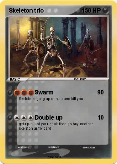 Pokémon Skeleton trio - Swarm - My Pokemon Card