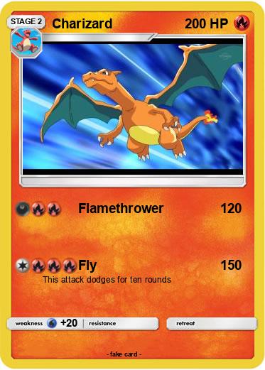 Pokémon Charizard 11185 11185 - Flamethrower - My Pokemon Card